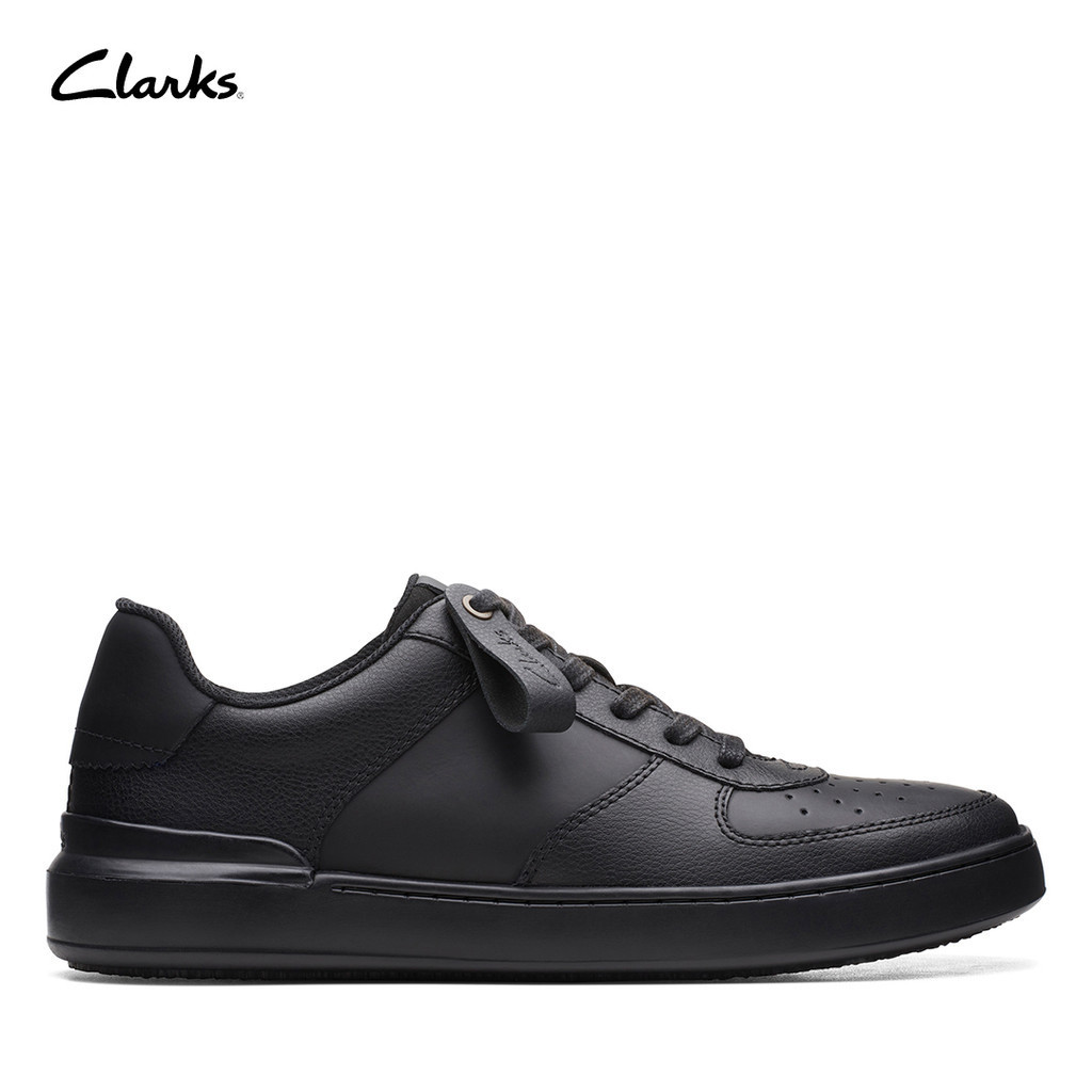 Clarks Men's Court Lite Tie Sneaker Black | Shopee Philippines