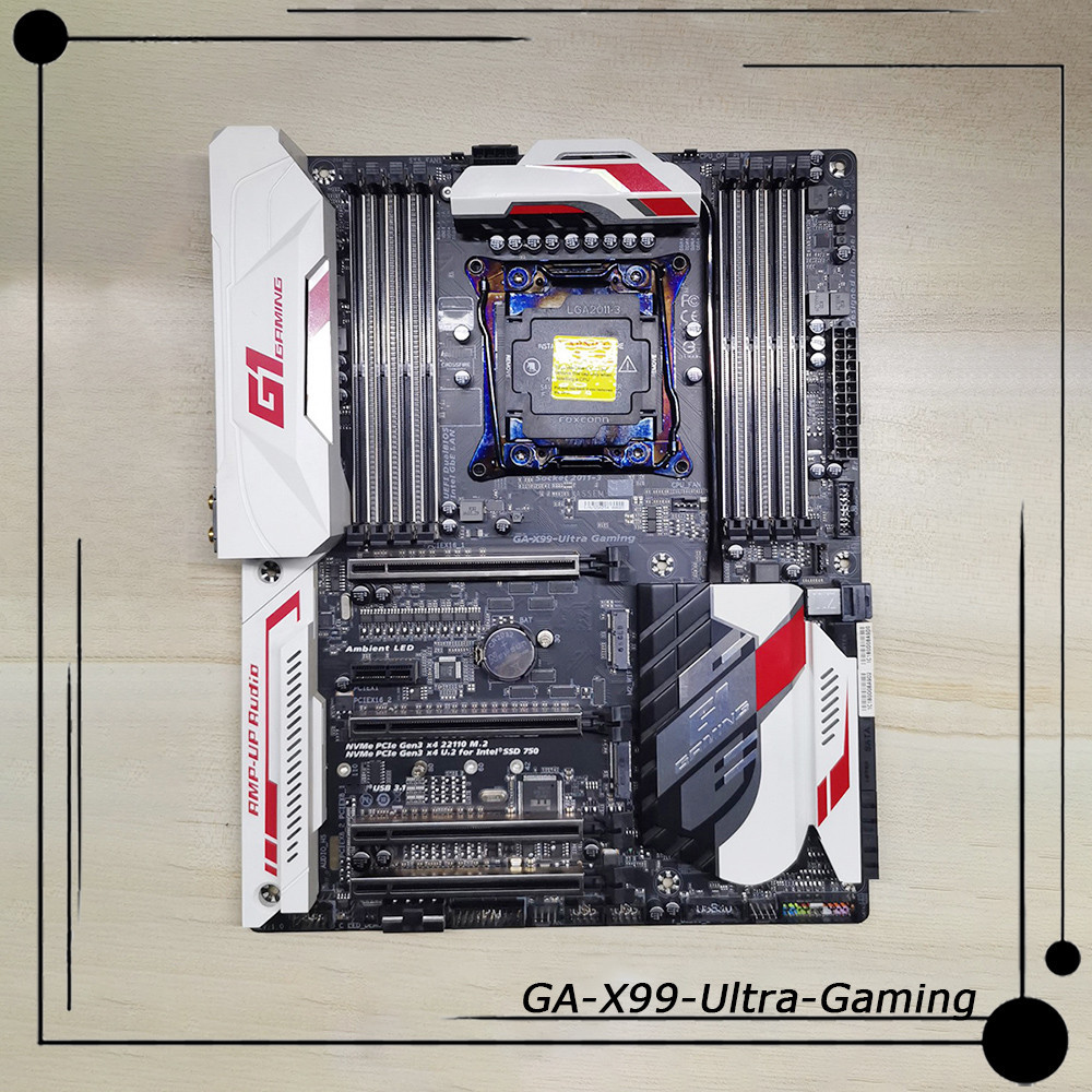 X99 For Gigabyte LGA 2011-V3 DDR4 128GB PCI-E 3.0 ATX Desktop ...