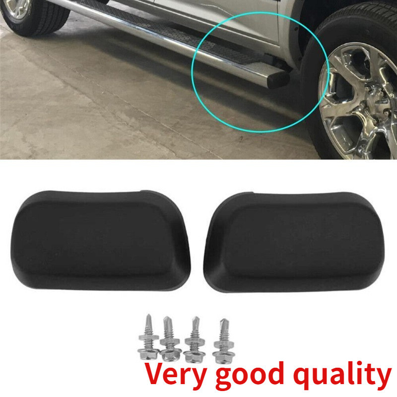 2pcs 68193113AA Tubular Side Step End Caps For 2013-2018 Ram 1500 2500 ...