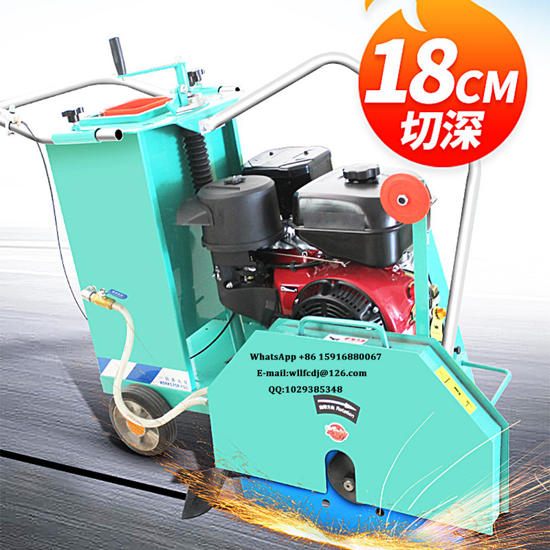 7.5KW Hand Push Diesel Road Cutter Concrete Floor Asphalt Road Cutter ...