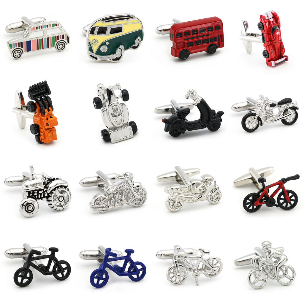 Classic Traffic Cufflinks 28 Styles Option Quality Brass Material Car ...