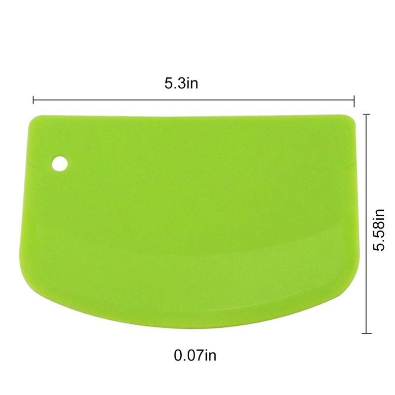 ☭2Pcs/Lot Dough Cake Cutter Slicer Spatula For Cake Cream Scraper Pasty ...