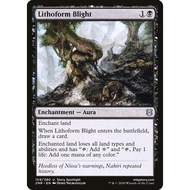 Lithoform Blight - Magic The Gathering (MTG) | Shopee Philippines