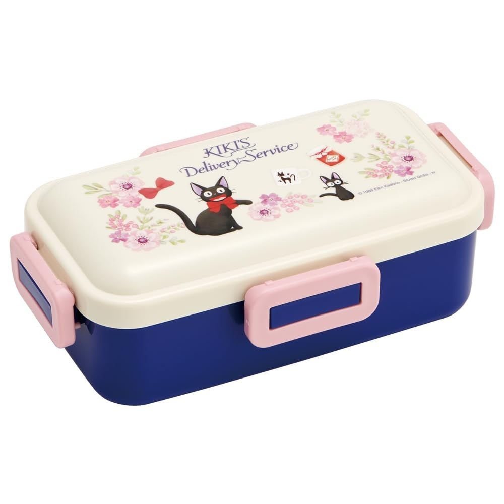 Skater Bento Box 530ml Antibacterial Fluffy Dome Lid for Women Kiki's Delivery Service French ...