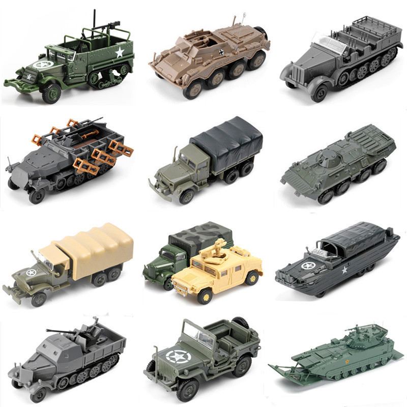 4D 1/72 Military Vehicles Assembly Puzzle Model Truck Tank Hummer War ...