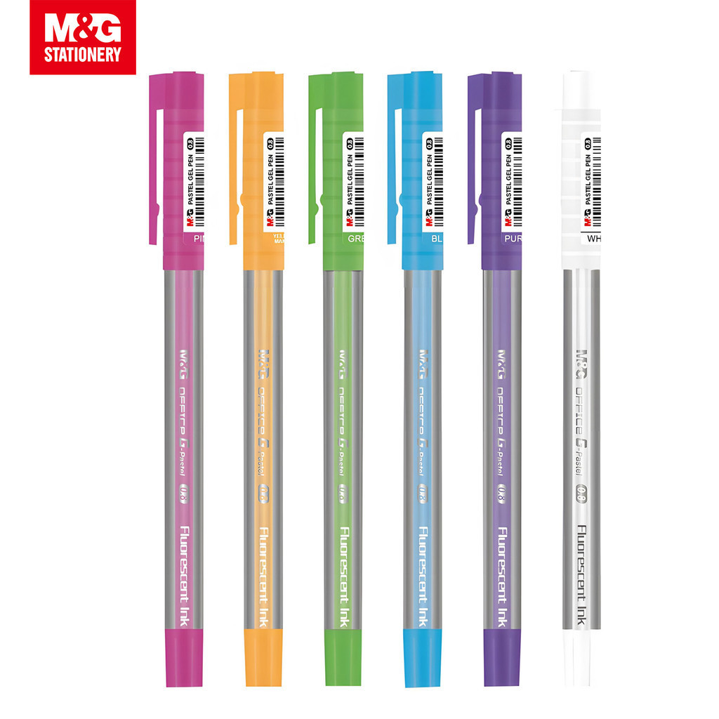 M&G Office-G Economic Pastel Stick Gel Pen 0.8mm (AGP132R2) | Shopee ...