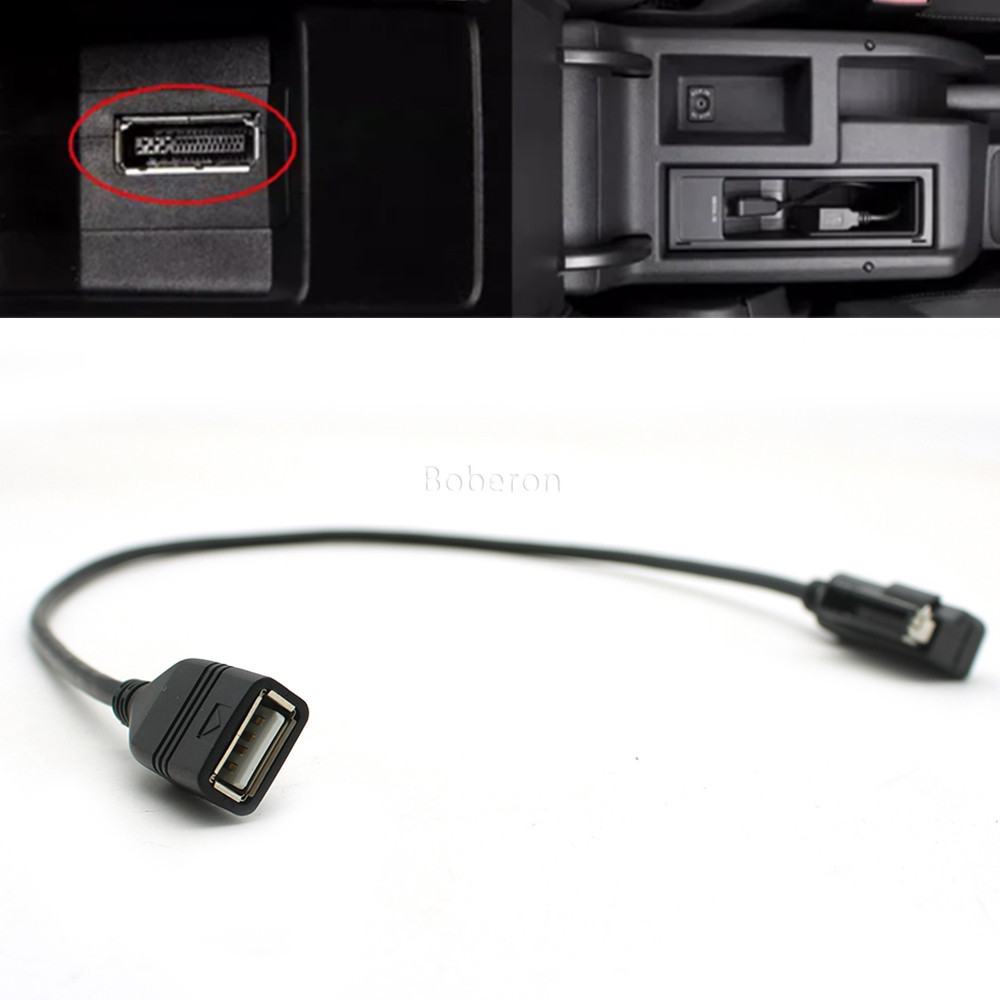 ~USB AUX Cable Car Music MDI MMI AMI To USB Female Interface Audio ...