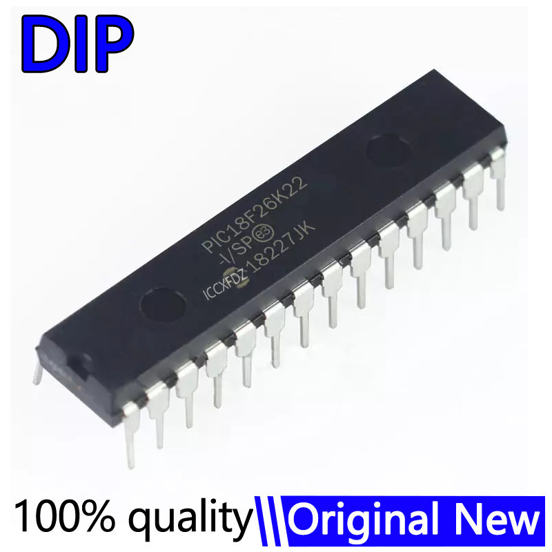 웃PIC18F26K22-I/SP PIC18F26K22 18F26K22 18F26 DIP28 IC MCU 8BIT 64KB ...