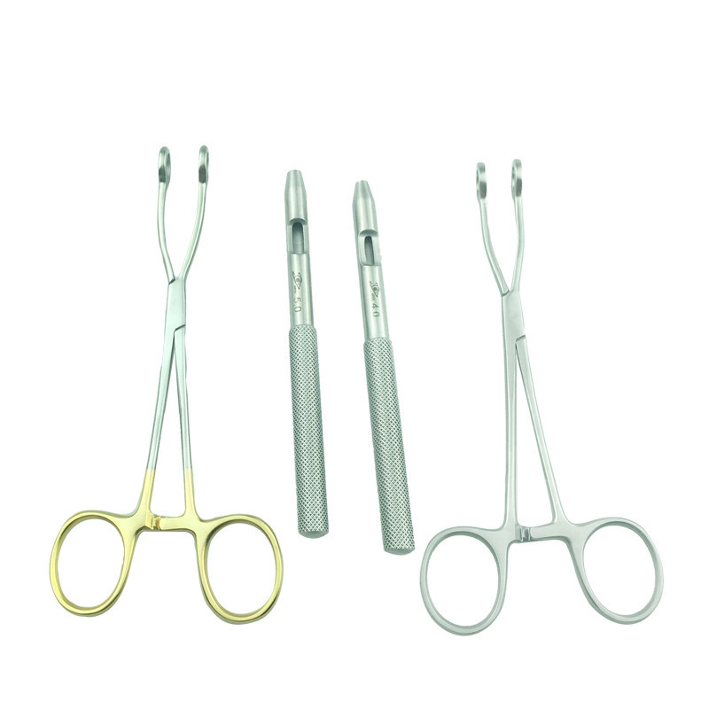 【Plastic Dimple Design Positioning Clip Tweezer Thread Embedding Dimple ...