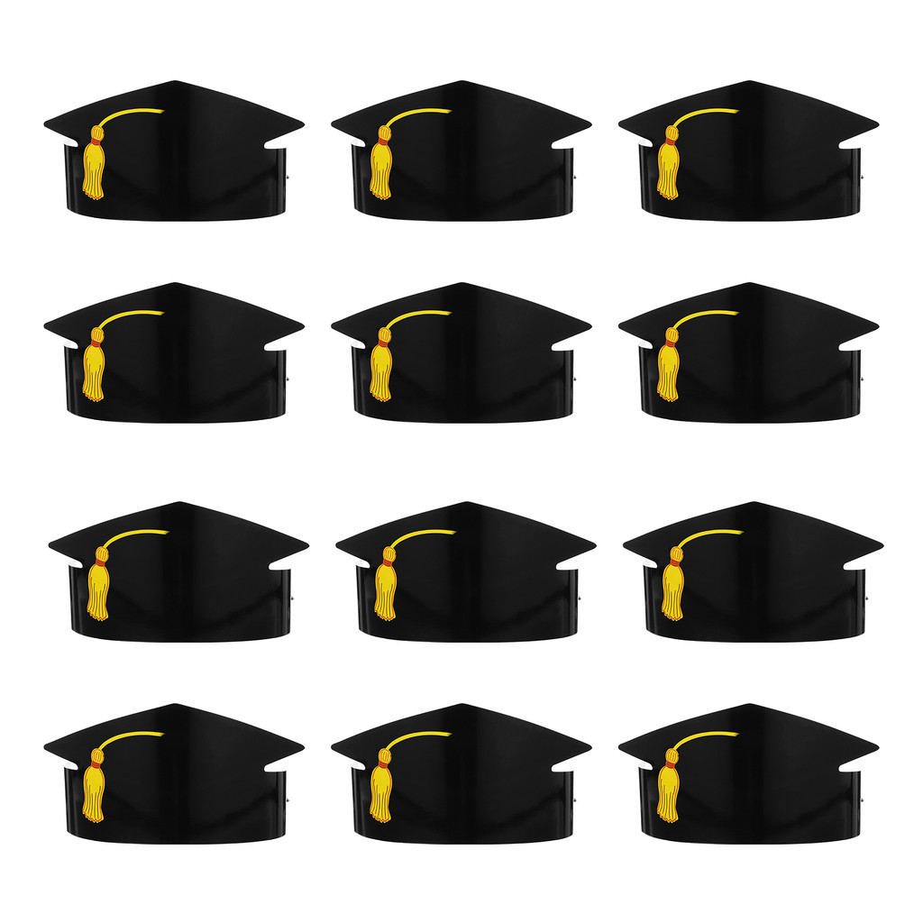 Graduation Hat Graduation Paper Cap Caps Party Hats Crown Grad Hat Kids ...