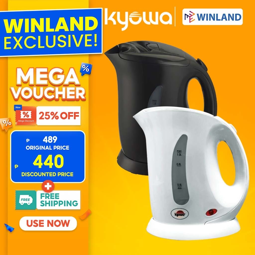 Kyowa by Winland Quick Boil Electric Kettle Water Heater with Heat ...