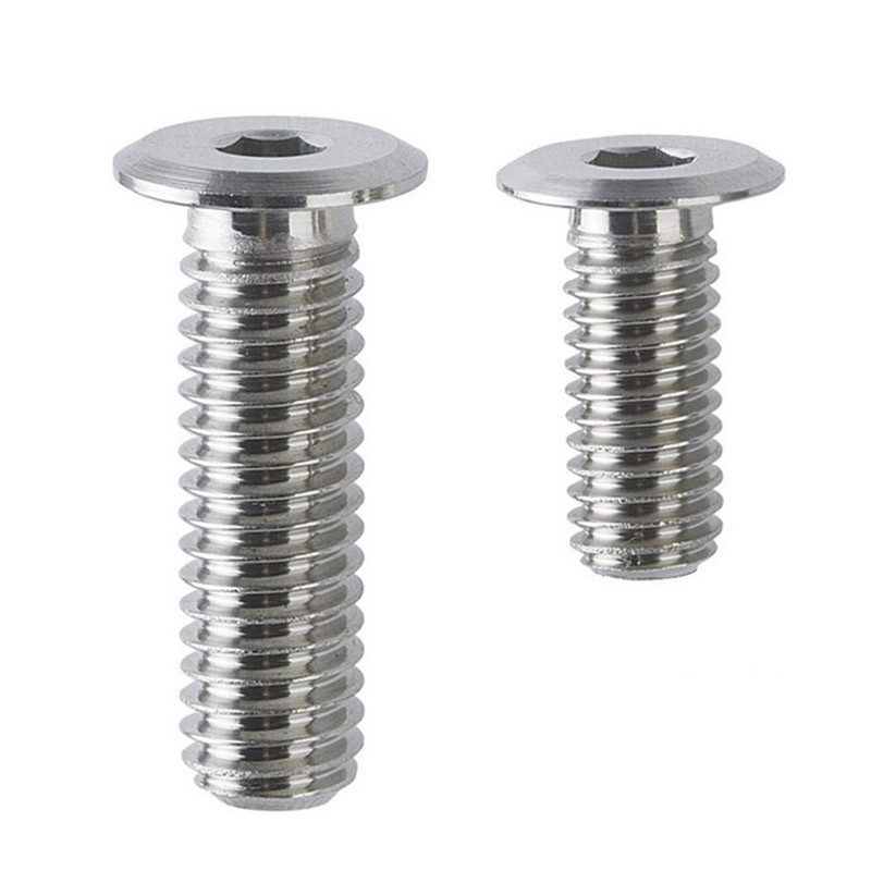 CBSTSR M2-6mm Ultra Low-Profile Hex Socket Cap Screw Coarse Thread Stainless Steel Screw ...