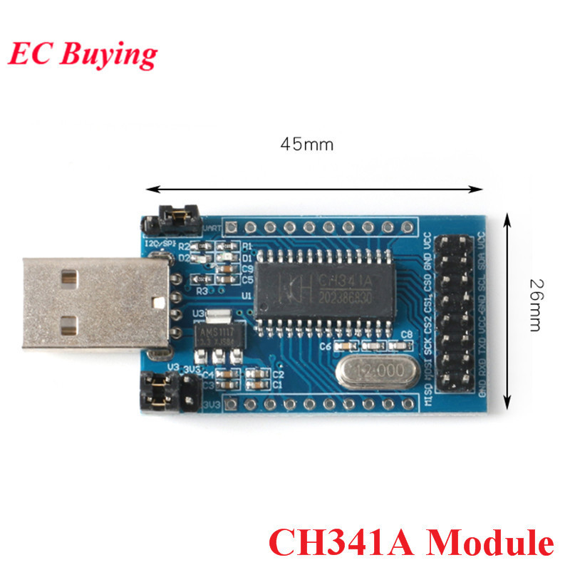 유CH341A Programmer USB to UART IIC SPI I2C TTL EPP/MEM Convertor ...