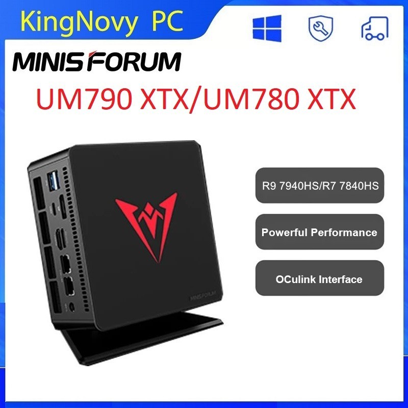 ☮MINISFORUM Mini Gamer Computer UM790 UM780 XTX AMD gaming PC Ryzen 9 ...