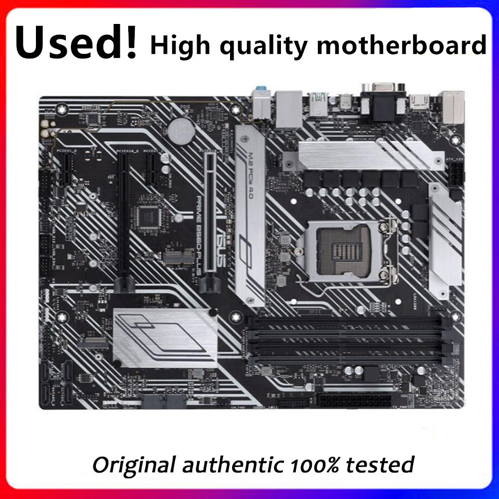 ~Used motherboard For Asus PRIME B560-PLUS Original Desktop B560 ...