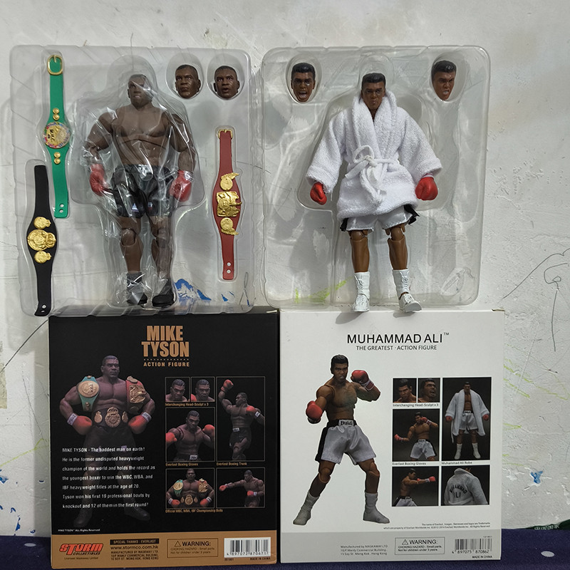 ☁3 Head Face Storm Toys Boxing Boxer Champion Mike Tyson Final Round ...
