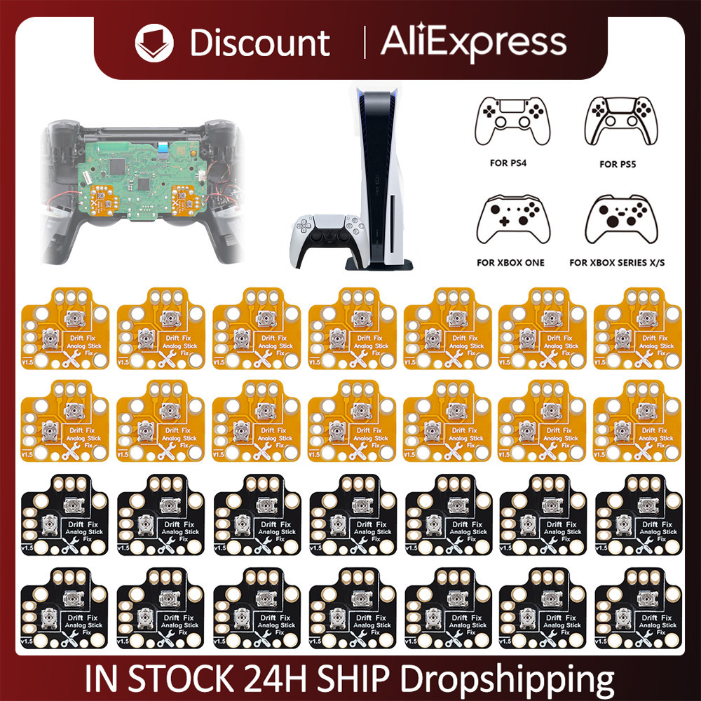 ☬Controller Analog Stick Drift Fix Mod for PS4 PS5 Xbox One Reset Drift ...