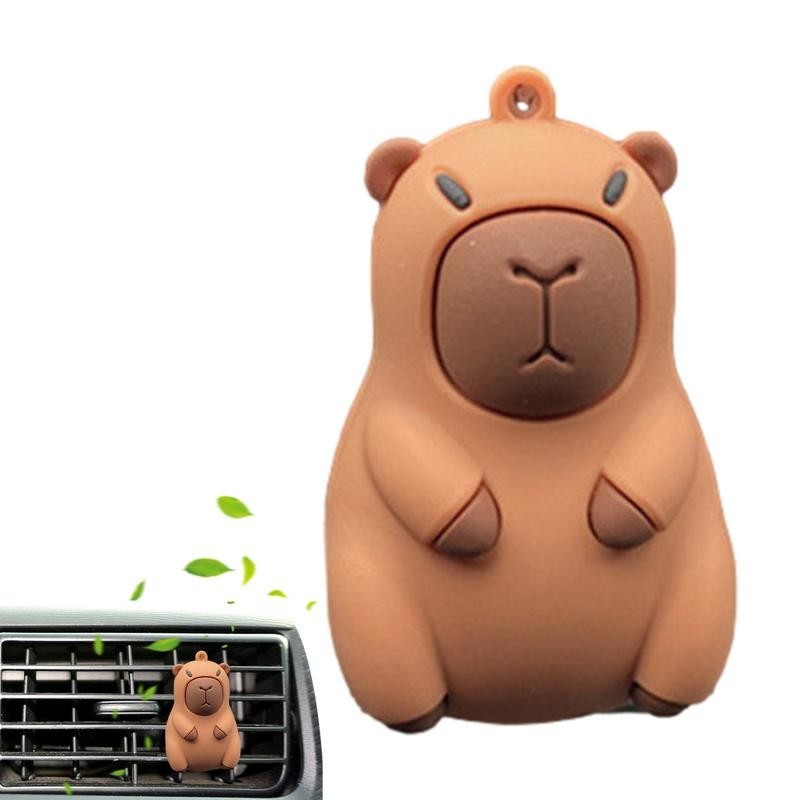 ~Car Perfume vent clip Aromatherapy Cute Capybara Fragrance Auto Oil ...