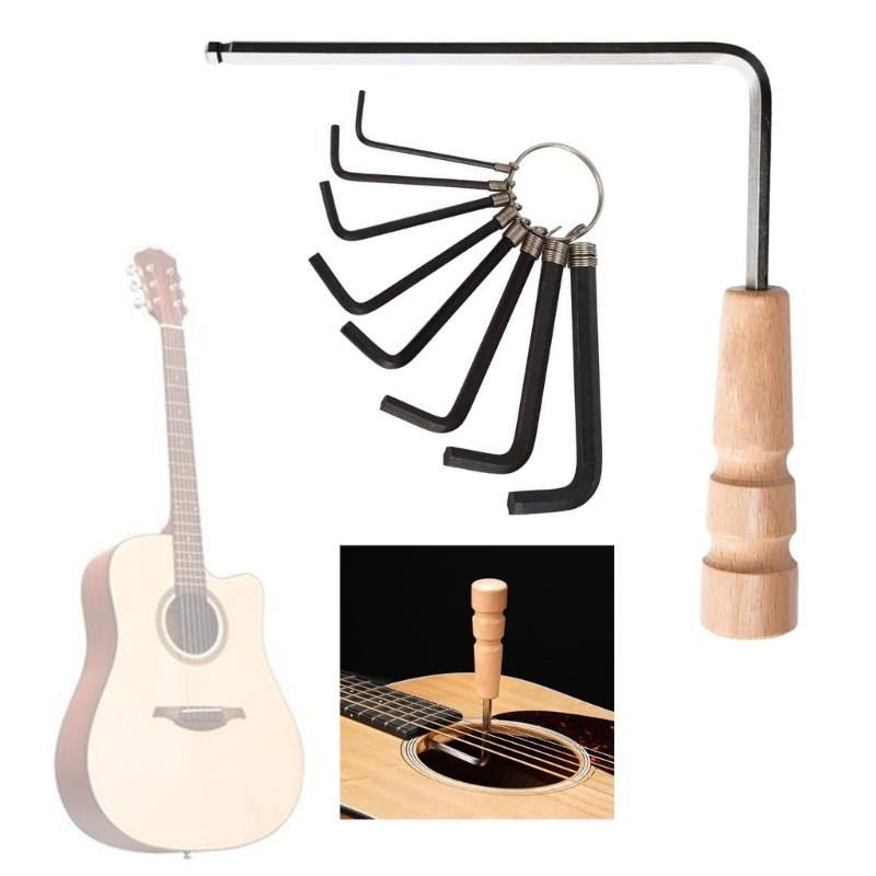 Handle Trusses Rod Allen Wrench Set Repair Wrench 4mm Ball End Guitar ...