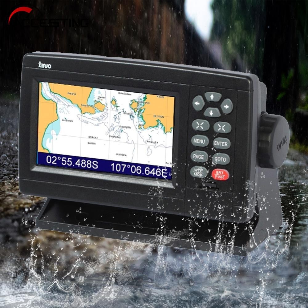 ♡Marine Chart Plotter Satellite GPS Navigator LCD Display XF-520 Dual ...