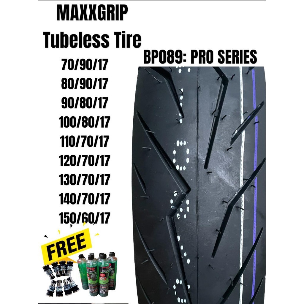 Maxxgrip Rosso Pro Series Tubeless Tire 70/90/17 80/90/17 90/80/17 100 ...