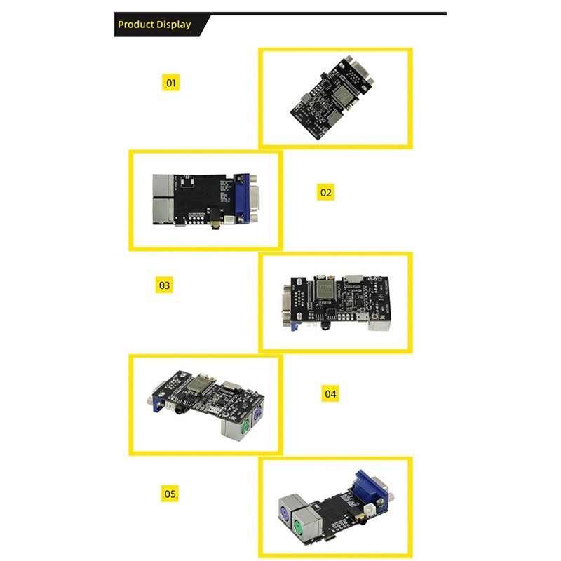 ⚡fabgl Vga32 Vga Esp32 Psram Module V1 4 Controller Ps 2 Mouse Keyboard