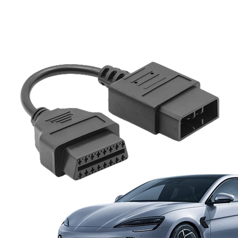 ☮9 Pin Connector Trucks 9 Pin To 16 Pin Adapter Cable 9 Pin Adapter For ...