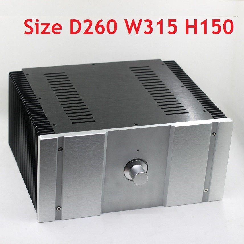 ★D260 W315 H150 DAC Amplifier Housing Anodize Aluminum Chassis Power ...