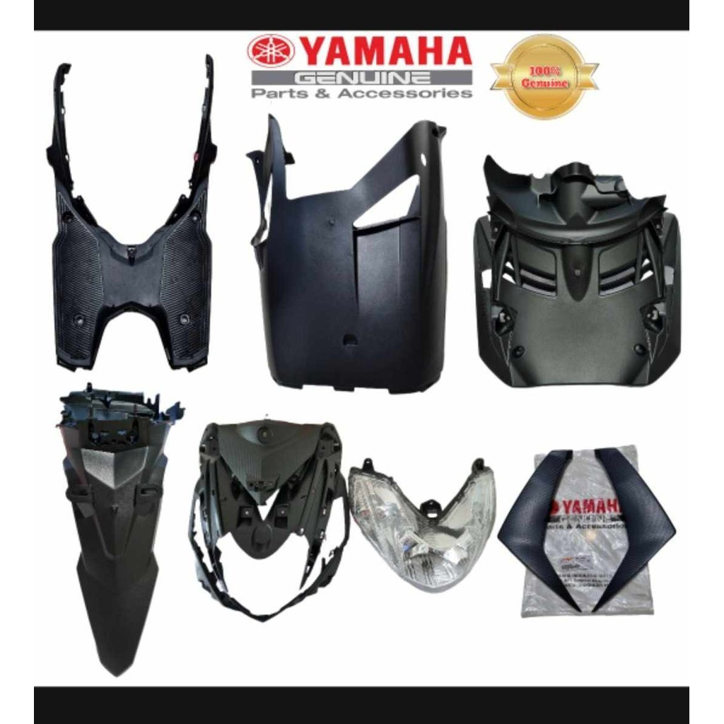 MIO I 125 FOOTBOARD ARARO BANGKA LEGSHIELD 1 HEADLIGHT UNIT REAR FENDER ...