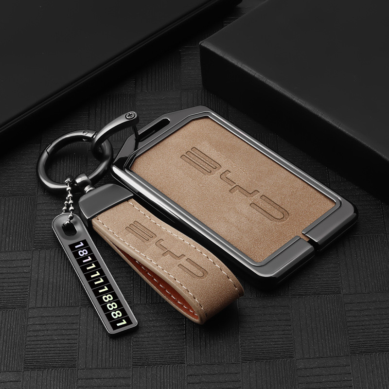 ☋Car NFC Card Samrt Key Cover Case Holder Fob For BYD Atto3 Yuan Tang ...