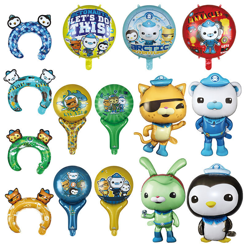 ☛The Octonauts Bucky Captain Kwazii Cartoon Aluminum Film Balloon ...
