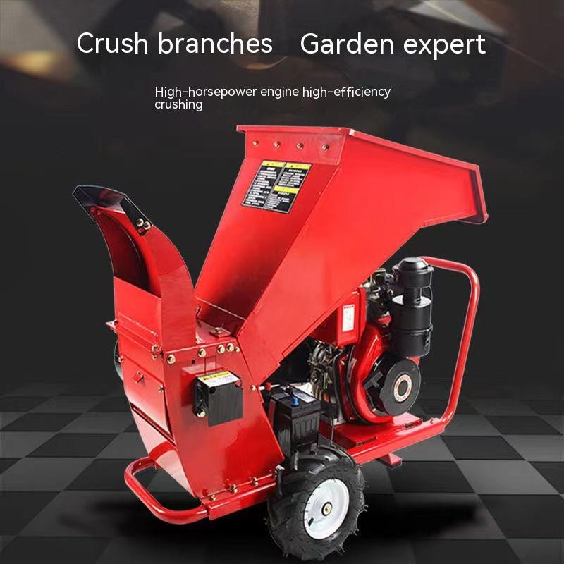☮Wood Chipper Machine CXC-701 Gasoline Engine Branch Shredder Manual ...
