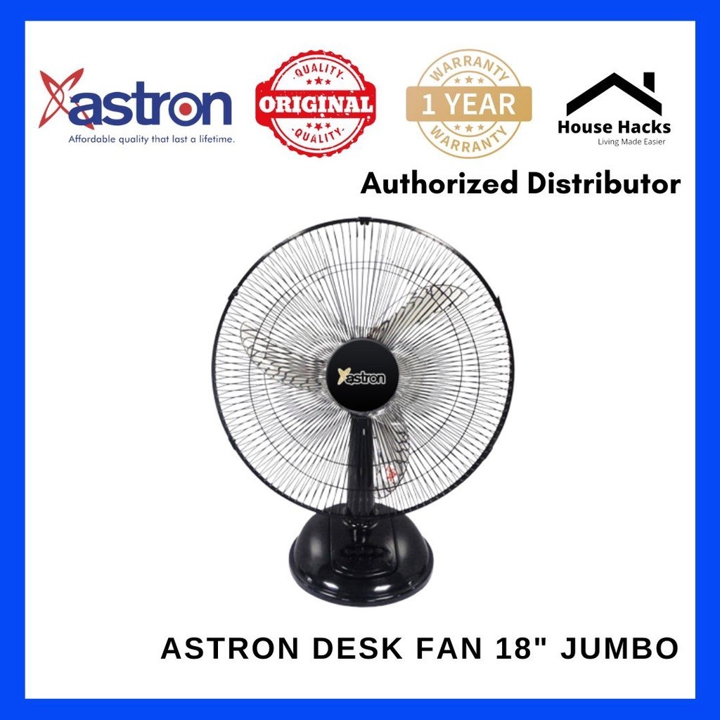 Astron Desk Fan 18" JUMBO (House Hacks) | Shopee Philippines