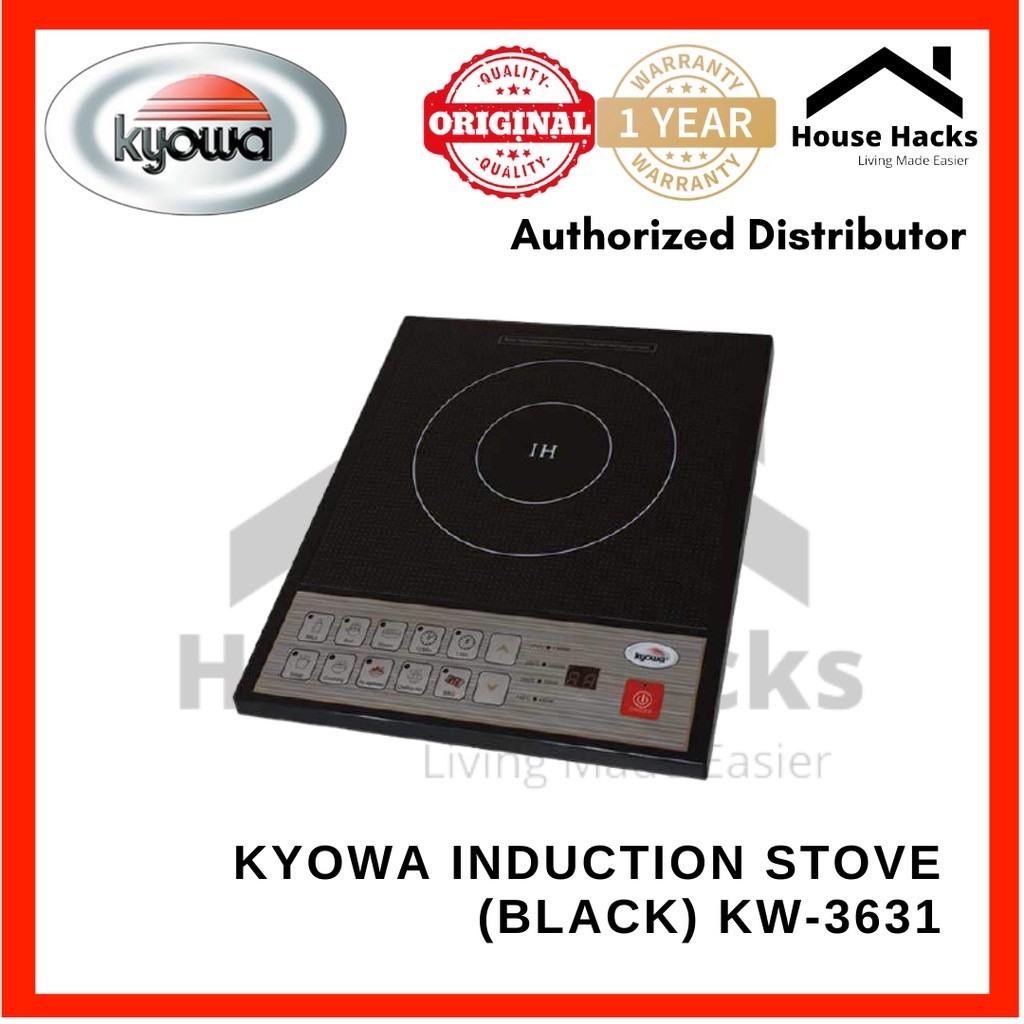 Kyowa Induction Stove (Black) KW-3631 (House Hacks) | Shopee Philippines