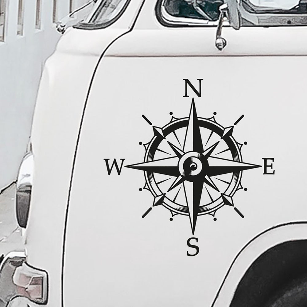 ~Compass Adventure Vinyl Stickers Styling Full Body RV Camper Van ...
