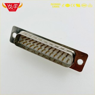 ☯DB25 DB-25P MALE RS232 WITH SOCKET 25PIN PCB CONNECTOR D-SUB SERIES ...
