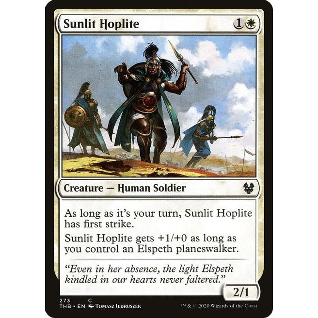 Sunlit Hoplite - Magic The Gathering (MTG) | Shopee Philippines