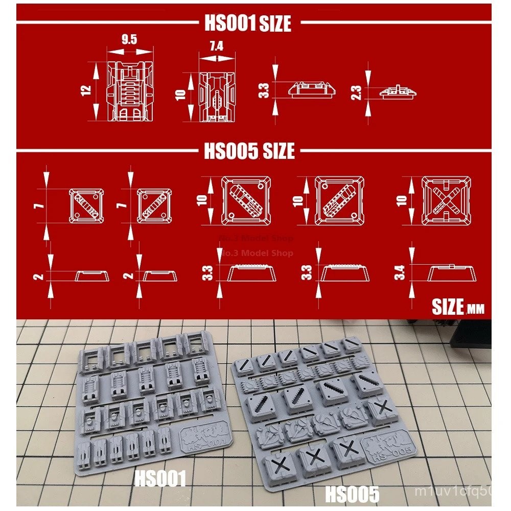 Gundam Science-fiction Model Details Modification Parts Universal Mecha ...