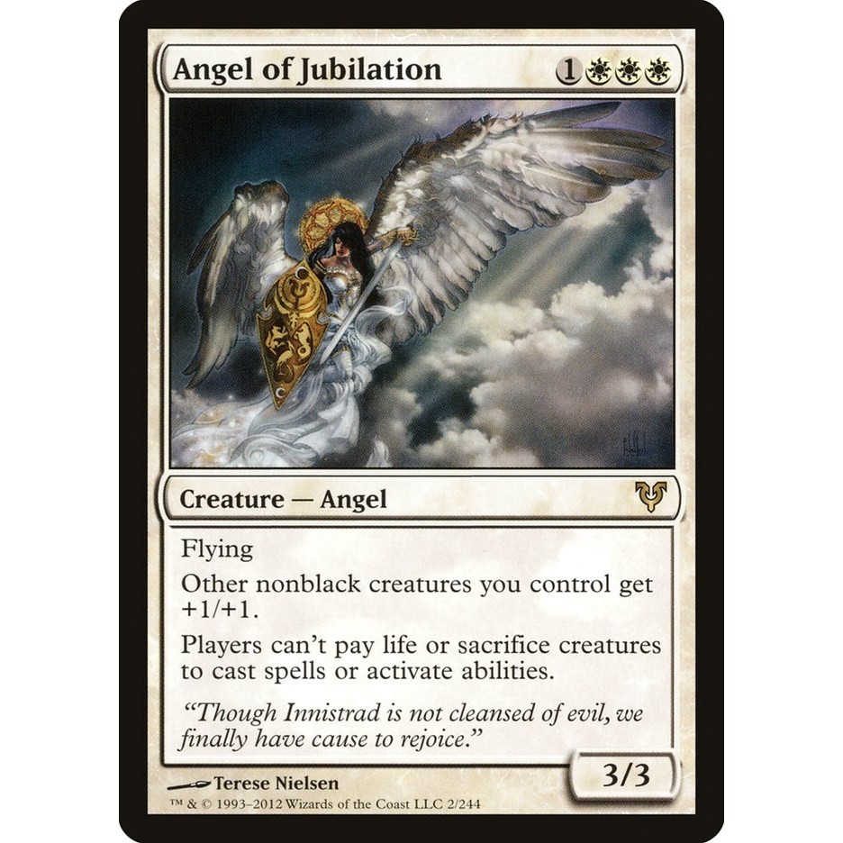 MTG Proxy Card - Angel of Jubilation | Avacyn Restored (AVR) | Shopee ...