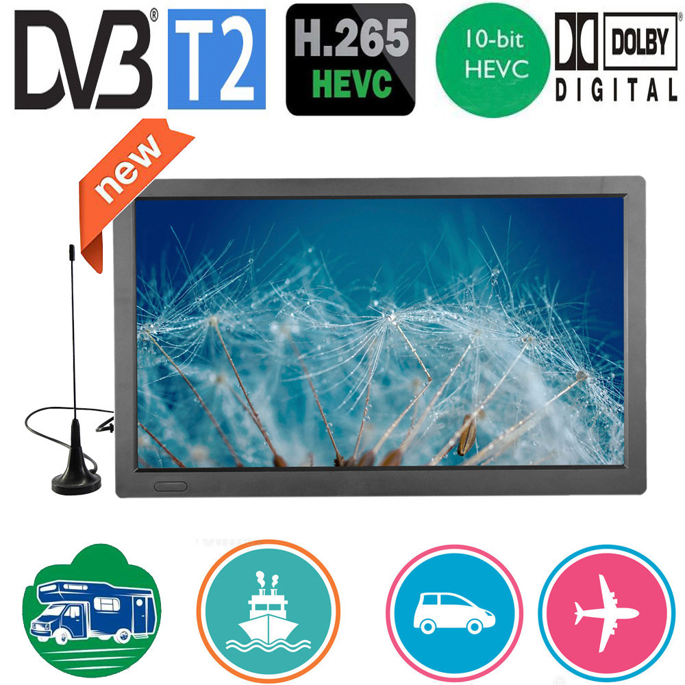 【Rechargeable LEADSTAR 13 Inch Portable Mini Tv With DVB-T2 H265/Hevc ...