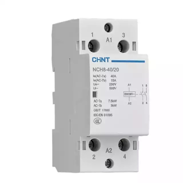 CHINT NCH8 series CE Rail Small AC Contactor for Household Power ...
