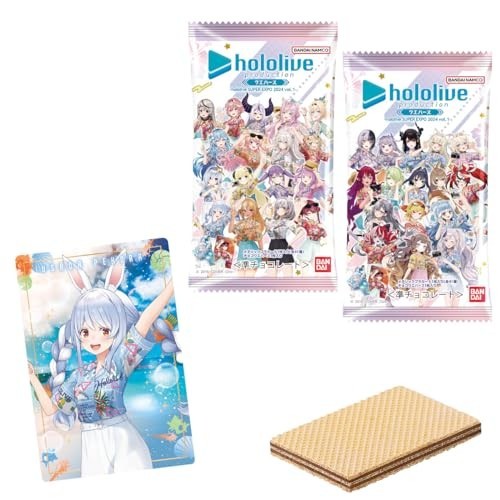 Authentic Hololive Production Wafers-hololive SUPER EXPO 2024 vol.1- (20 pieces) Candy toys/semi ...