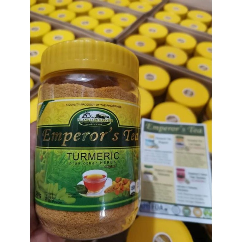 Turmeric Tea 15in1 (Emperors Tea 350 grams) | Shopee Philippines
