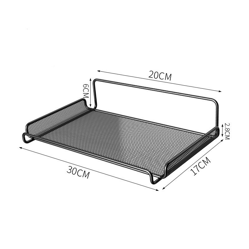 MR Wifi Router Storage Rack Wall Mounted Metal Mesh Bracket TV Set-top ...