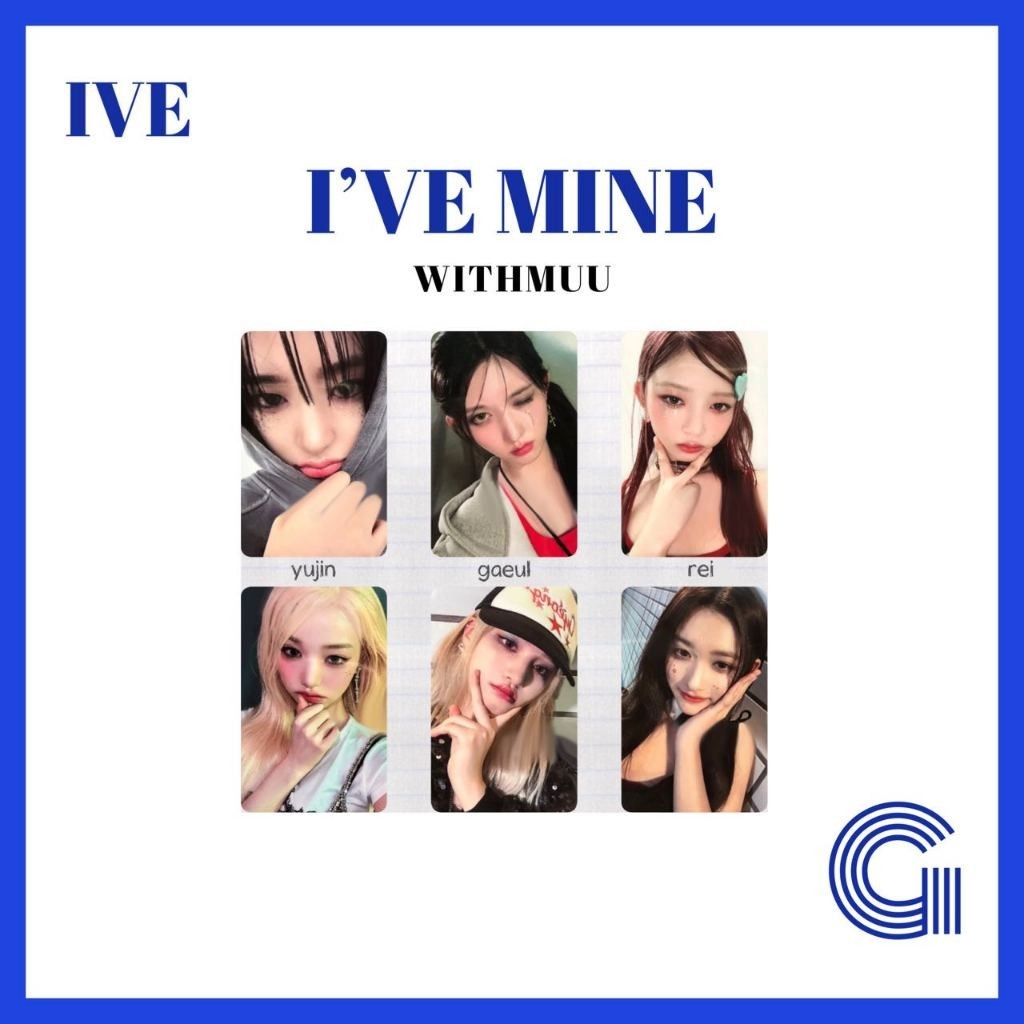 【WITHMUU POB】 IVE - THE 1st EP [I'VE MINE] PHOTOCARD | Shopee Philippines