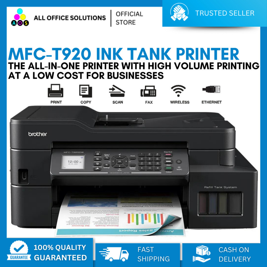 Brother MFC-T920DW Ink Tank Printer | Shopee Philippines