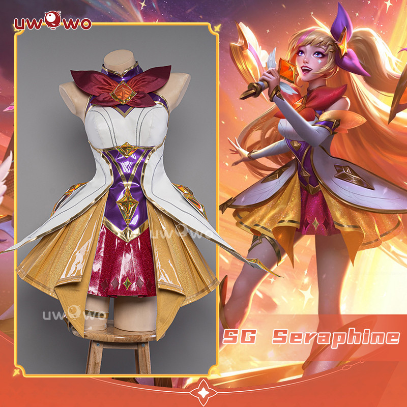 ️UWOWO Star Guardian Seraphine Cosplay League of Legends/LOL: Star ...