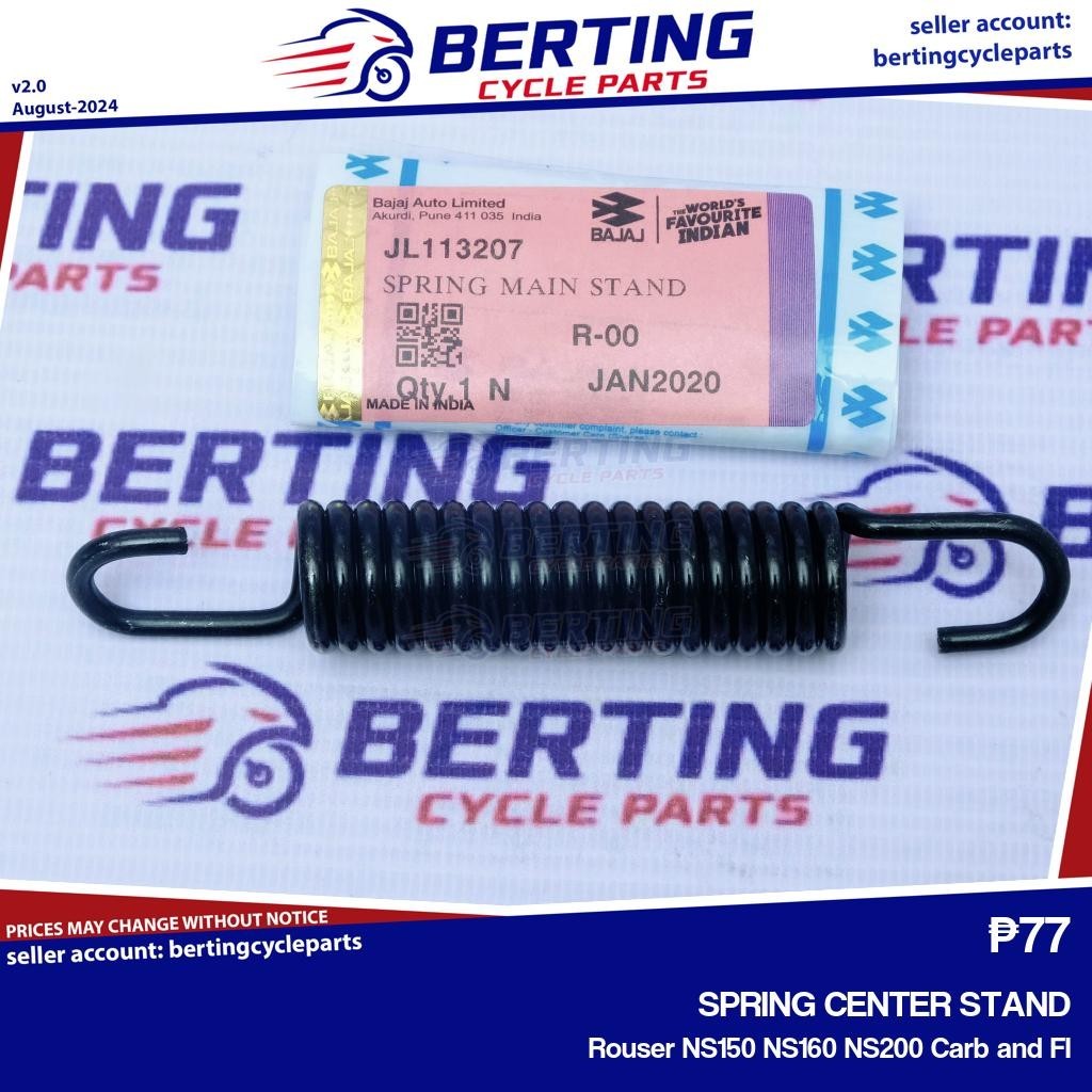SPRING CENTER STAND Rouser NS150 NS160 NS200 Carb and FI Genuine ...