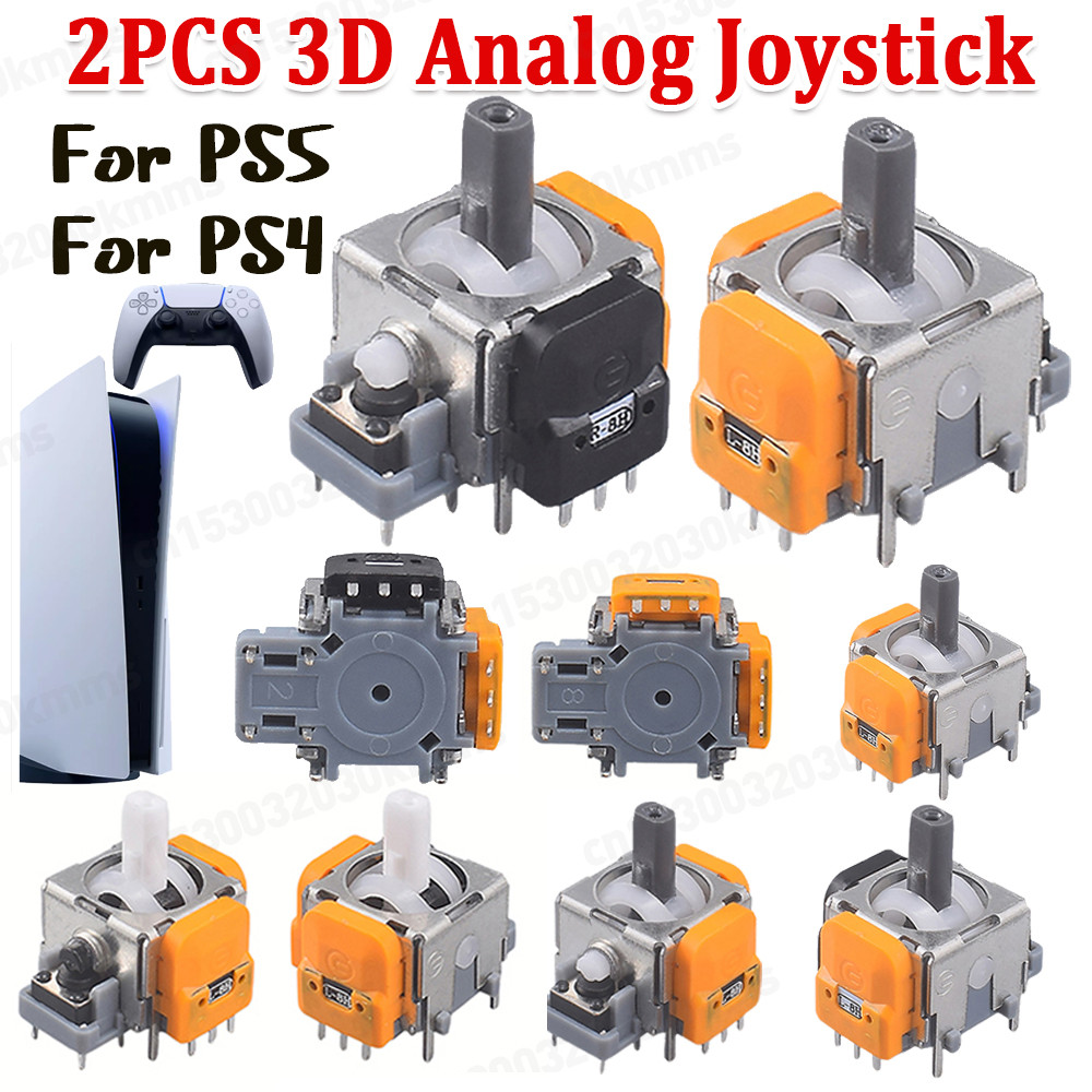 】2PCS 3D Analog Stick Sensor Module for PS4 Controller Hall Effect Joystick Sensor Replacement-C ...