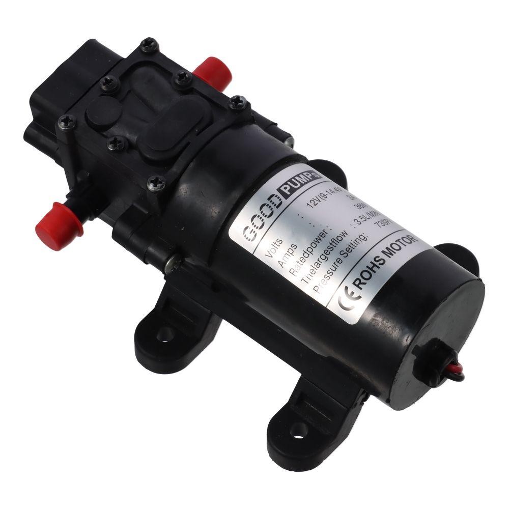 ┲4.5 L/Min 1.2 GPM 80 PSI 12V DC Water Transfer Pump 12 Volt Electric ...